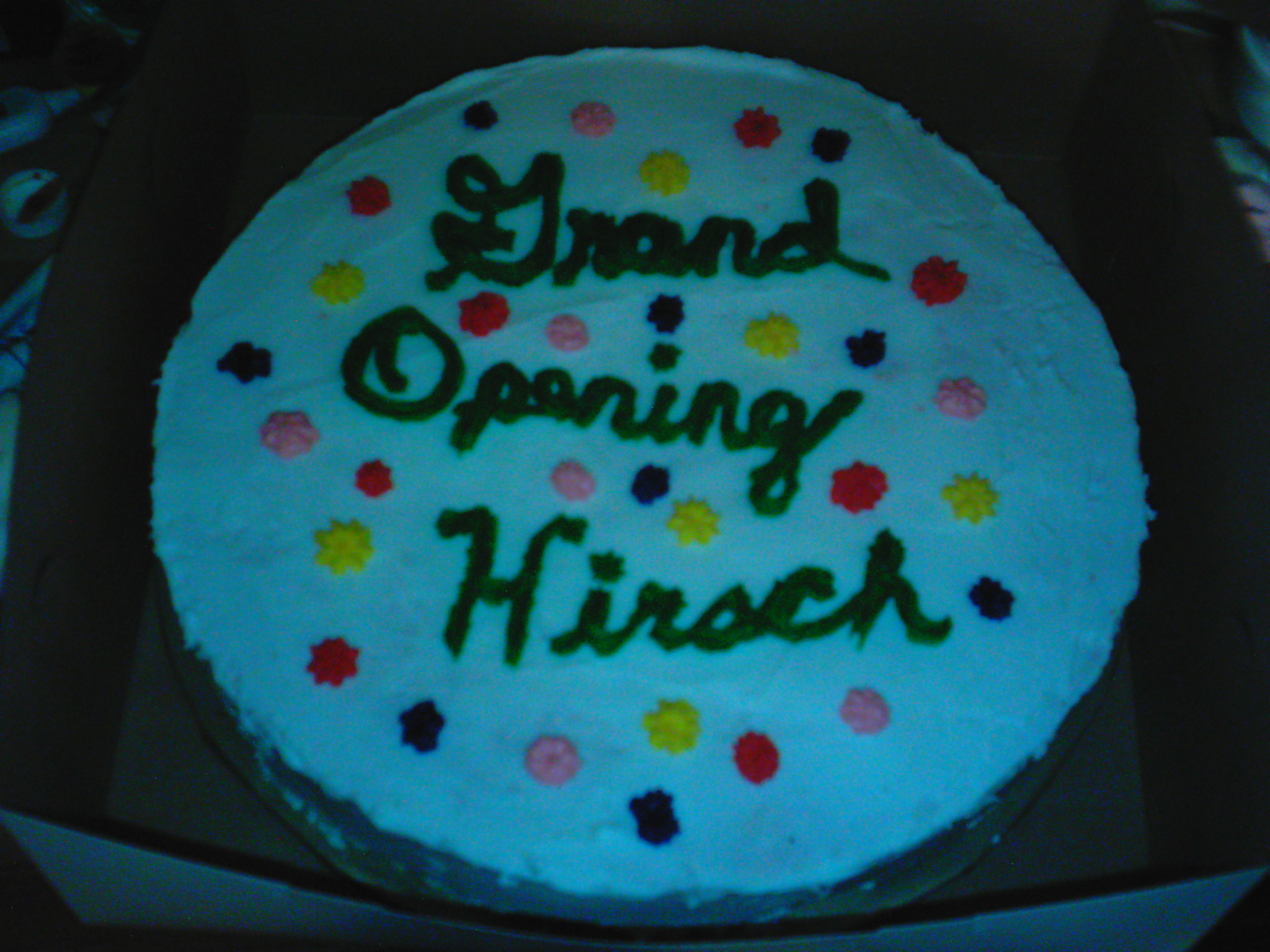 Hirsch Grand Opening Cakes